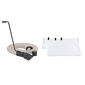 G Wood Chipper Shredder Mulcher Leaf Vacuum Kit & Universal Wood Chipper Shredder Mulcher Collection Discharge Bag Extra Large