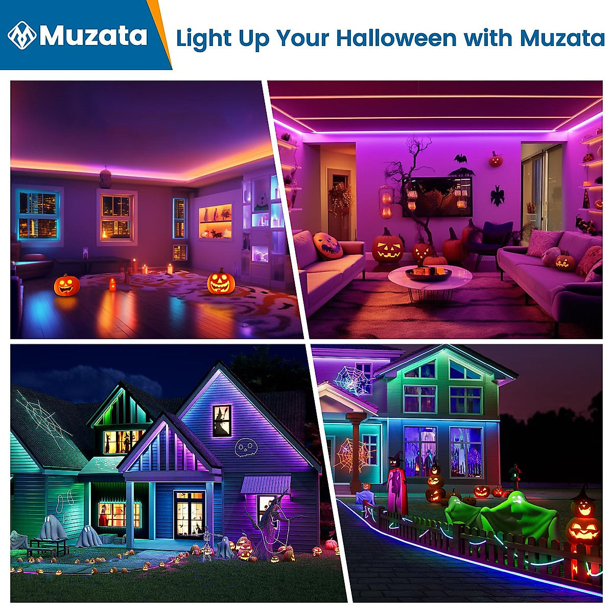 Muzata 6Pack 3.3FT/1M Wider LED Channel System with Milky White Cover Silver Aluminum LED Strip Channel for Waterproof LED Strips up to 16mm U102 WW