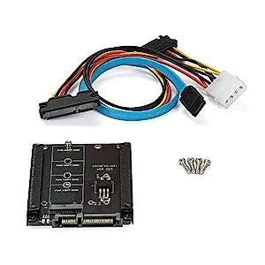 BEYIMEI M.2 NGFF to SATA Adapter Card, B-M Key, Supports 2230, 2242, 2260, 2280mm M.2 SSDs