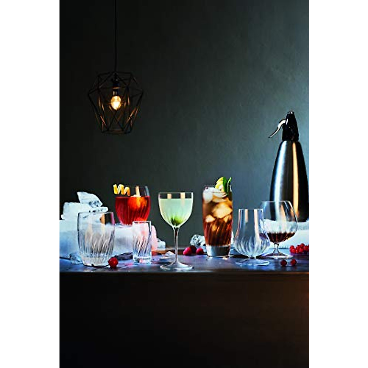 Luigi Bormioli Glass Mixology 5 3/4" Nick & Nora Dessert Wine Stem, 5 oz., Set of 6