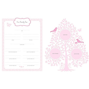 C.R. Gibson Pink and White 'Sweet Baby Girl' Bound First Five Years Baby Book, 64pgs, 10'' W x 11.75'' H