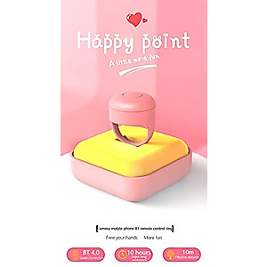 Social Media Swiper Bluetooth Device Lazy Scrolling for Tiktok, Instagram, Snapchat and Facebook (Pink)