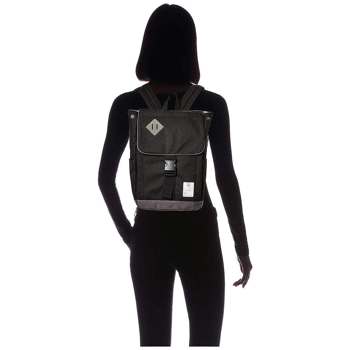 anello GRANDE(アネロ グランデ) Women Backpack, Black (Black 19-3911tcx), One Size