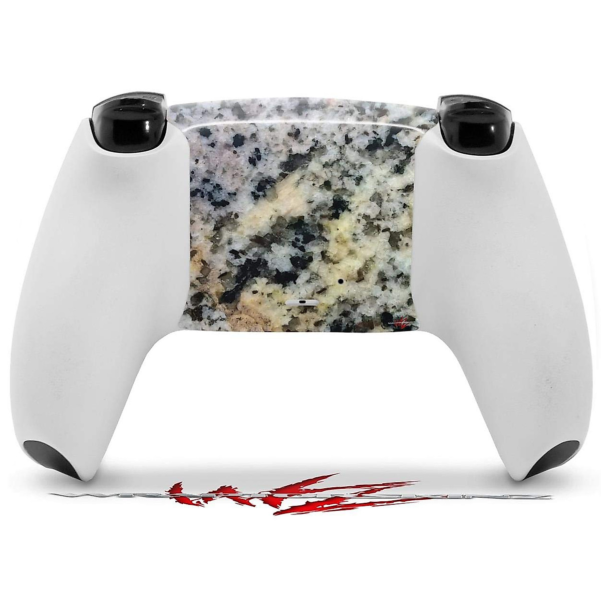 WraptorSkinz Skin Wrap compatible with Sony PS5 DualSense Controller Marble Granite 01 Speckled (CONTROLLER NOT INCLUDED)