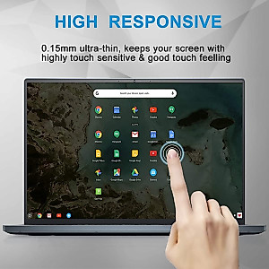 UUONDO 2 Pack Anti-Glare Screen Protector for 13.3" Samsung Galaxy Book Pro 360 /Book Flex/Book Ion/Book S/Notebook 7 Series with 16:9 Aspect Ratio Laptop, Matte