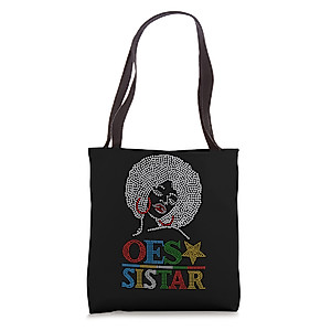 OES SiStar Dot Print Order of Eastern Star Parents' Day Gift Tote Bag