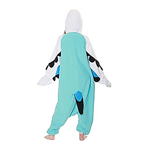 SAZAC Budgie Kigurumi - Onesie Jumpsuit Halloween Costume (Blue)