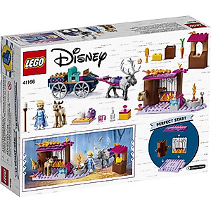 LEGO Disney Frozen II Elsa's Wagon Carriage Adventure 41166 Building Kit with Elsa & Sven Toy Figure (116 Pieces)