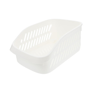 Abaodam 1Pc Box Storage Box Sundries Organizer Jewelry Storage Basket Nursery Basket Stackable Masaüstü kutusu white plastic storage bins Sundries Holder Plastic baskets hollow office