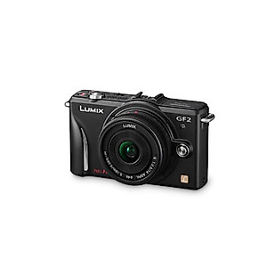 Panasonic Lumix DMC-GF2 12 MP Micro Four-Thirds Mirrorless Digital Camera with 3.0-Inch Touch-Screen LCD and 14mm f/2.5 G Aspherical Lens (Black)