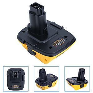 DCA1820 Adapter Compatible with Dewalt 18V Battery Tools, Compatible with Dewalt 20V Max Lithium Battery DCB203 DCB204 to 18V XRP NiCad NiMh Batteries DC9096