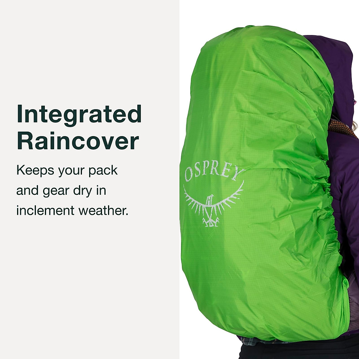 Osprey Aura AG 50 Women's Backpacking Backpack, Enchantment Purple, Medium/Large