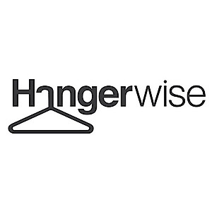 HangerWise 2-Pack Non-Slip Velvet Tie Hanger Organizer Rack | Large Ringed Bottom | Charcoal Grey Brand