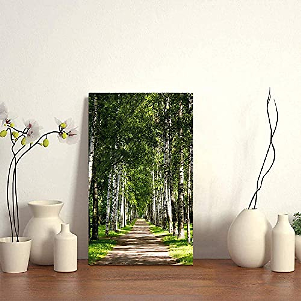 20x32inch Canvas Print Wall Art Painting Pictures Birch lane Stretched & Framed Poster Home Gallery Wrapped Artwork Ready to Hang