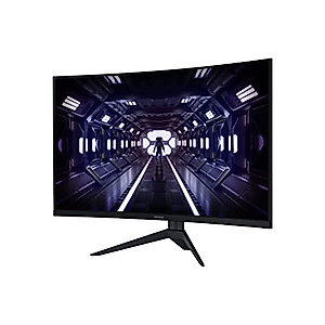 SAMSUNG 32" FHD 1080p Odyssey G3 Ultrawide Gaming Monitor, 1500R Curved Display, 165Hz, 5ms, AMD FreeSync Premium, Borderless Design, Eye Saver Mode, Black (LC32G35TFQNXZA)