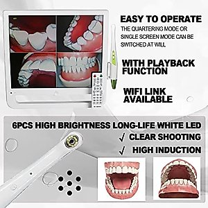 ofunoul 17" Large Digital LCD AIO Monitor 10 Million PixelsIntra Intra 0ral Camera,Single/Multiple Image Display（Multilingual Design ）
