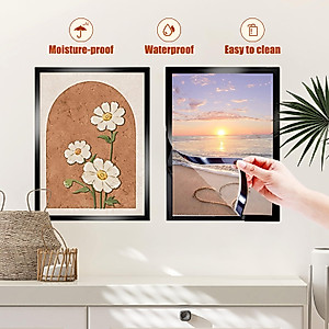 NAIMOER Diamond Painting Frames 1Pack, Frames for 12x16in/30x40cm Diamond Art Canvas, Diamond Painting Accessories Frame Self-Adhesive, Frames for Wall Window Door Black (Internal size 25x35cm) Black