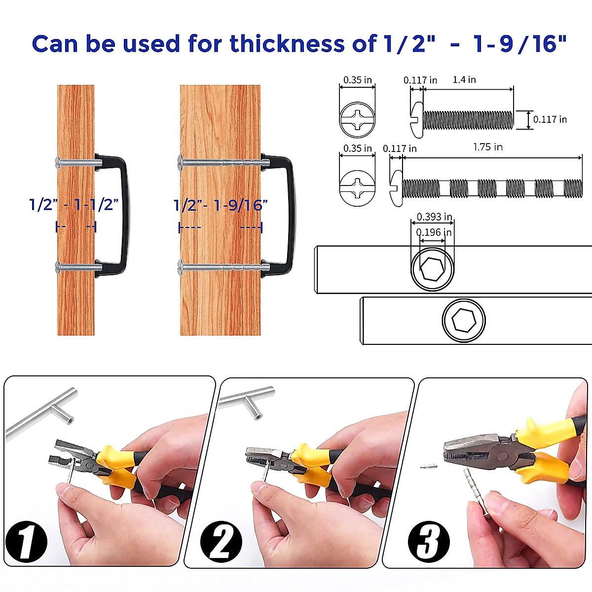Ravinte 15 Pack Solid 3 Inch Kitchen Cabinet Handles Matte Black Cabinet Pulls Black Drawer Pulls Kitchen Cabinet Hardware Kitchen Handles for Cabinets Cupboard Handles Drawer Handles