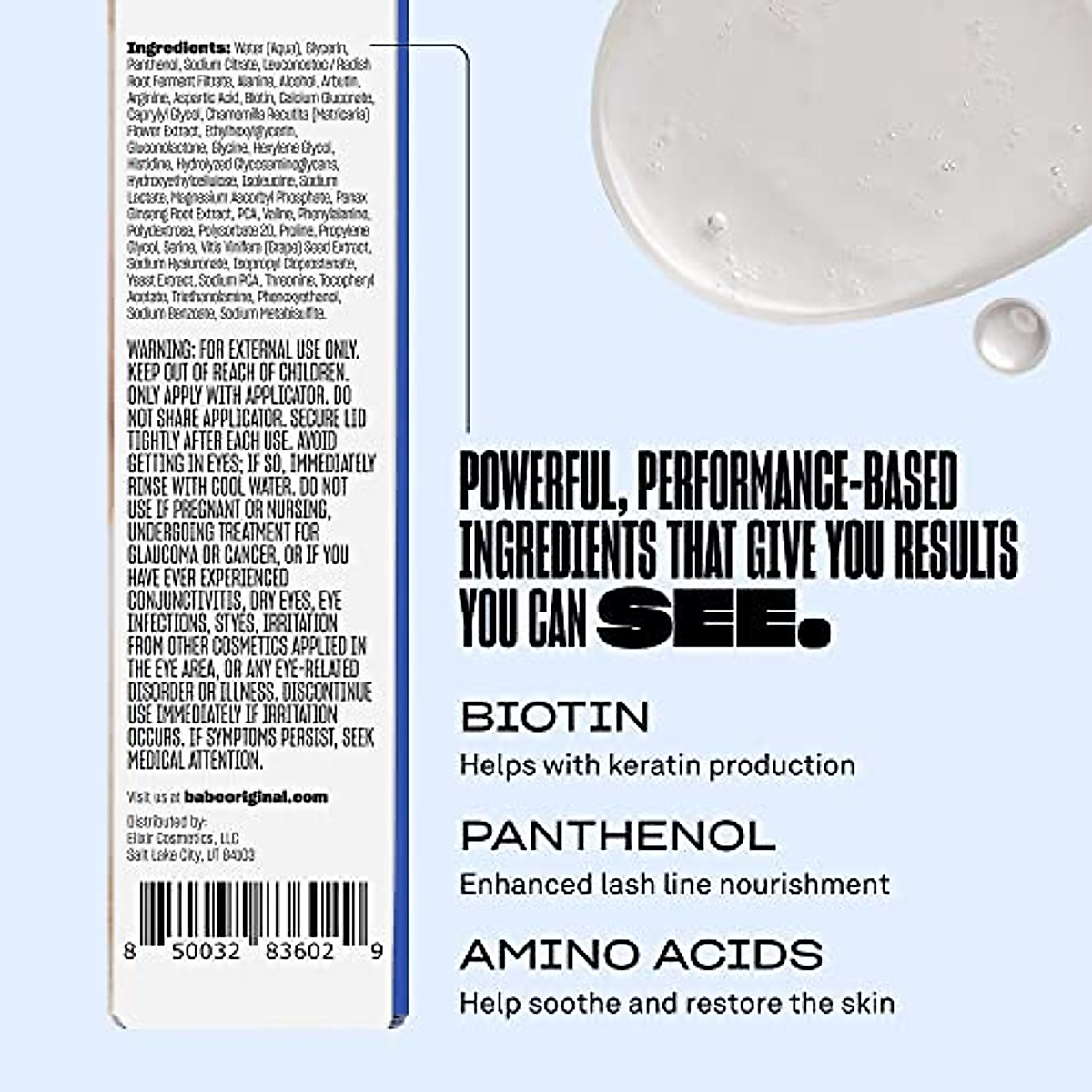 Babe Original Lash Serum - Fuller & Longer Looking Eyelashes, Lash Enhancing Serum, for Natural Lashes and Lash Extensions, 1mL, Starter Supply…