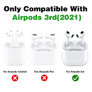 Mulafnxal for Airpod 3 3rd Generation Case Cute Cartoon 3D Kawaii Unique Silicone Cover Funny Fashion Fun Cool Food Design Stylish Cases Women Girls Boys Teen for Airpods 3 (2021) (Pk Bread)