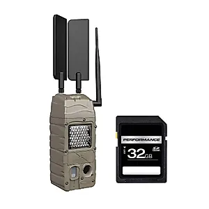 CuddeLink Cuddeback Powerhouse IR Cell - AT&T Model G-5147 Bundle with SD 32 GB Card