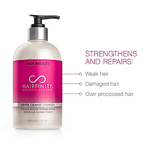 Hairfinity Deep Repairing Kit - Biotin Shampoo & Conditioner Set with Keratin Hair Mask - Silicone & Sulfate Free Growth Formulas for Damaged, Dry, Curly & Frizzy Hair - Thickening for Thin Hair