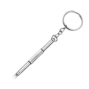 ZYHO Airlove Repair Tool 3 in 1 Mini Stainless Steel Screwdriver Keychain Eyeglass Repair kit for Optical/Glasses/Eyeglass Frames/Sunglasses/Jewellery/Watches Fix Glasses, Change Watch, Laptop