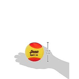 Penn QST 36 Tennis Balls - Youth Foam Red Tennis Balls for Beginners