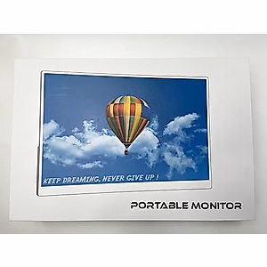 COOLHOOD 18.5" Portable Monitor, FHD IPS 1080P Laptop Monitor USB C HDMI Gaming Ultra-Slim Screen w/Invisible Stand & Speaker,Plug&Play, External Monitor for Laptop PC Mac Xbox PS5/PS4 Switch