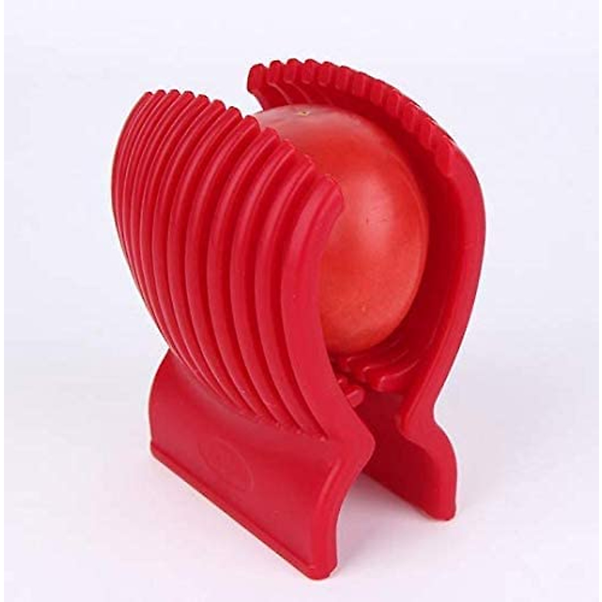 WOIWO Multi use Tomato Slicer Holder Potatoes Round Fruits Vegetables Tools Kitchen Cutting Aid Get Perfectly Sliced Tomato And Vegetable Slices With Half The Prep Time