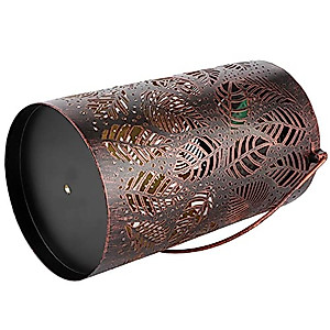 Outdoor Solar Lanterns Hanging Lights Hollowed Out Courtyard Lamp Decorative Wall Lamps for Garden Backyard Home