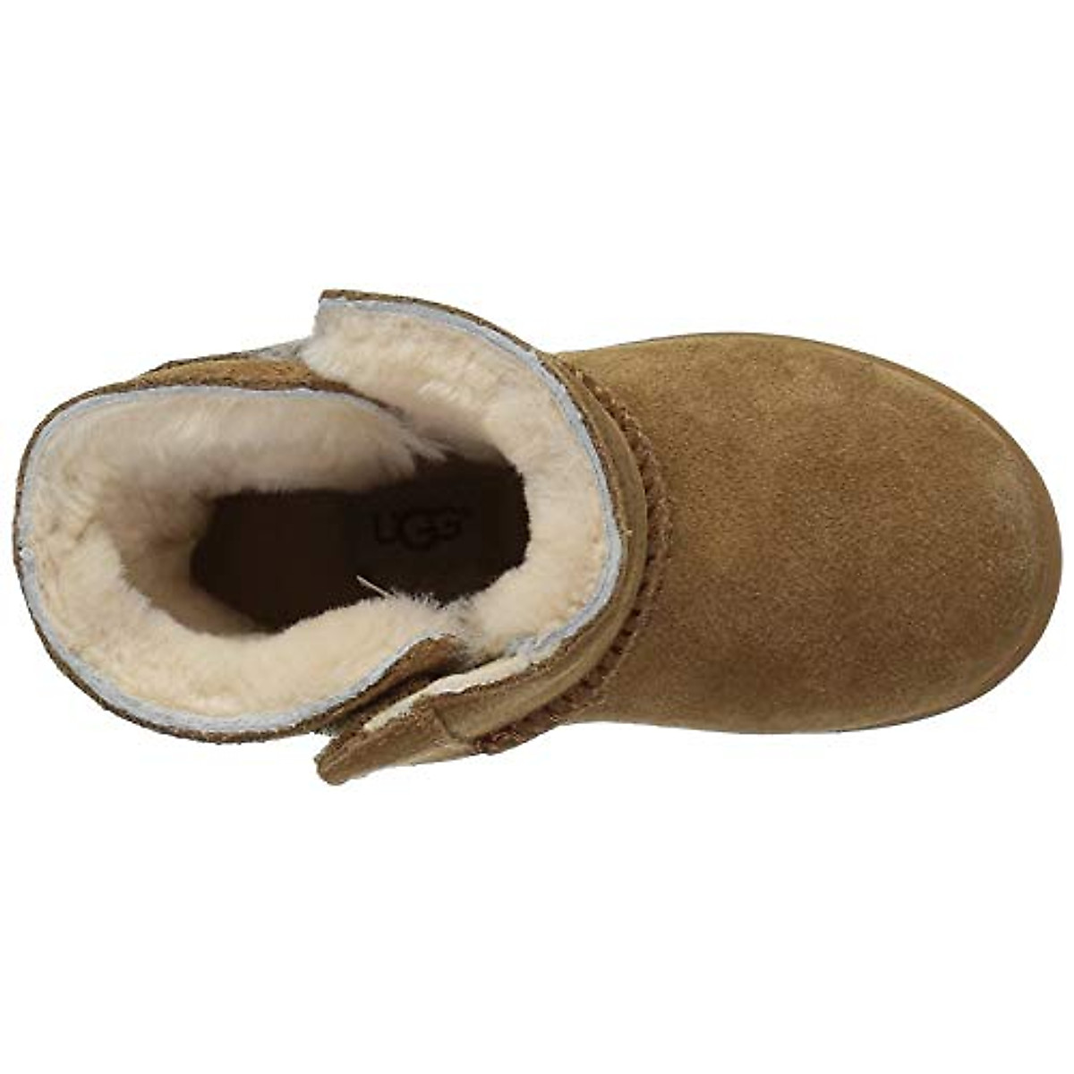 UGG unisex child Keelan Ankle Boot, Chestnut, 7 Toddler US