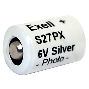 Exell S27PX 6V Silver Oxide Battery 4AG13, 4LR43, 4NR43, EPX27, HS3C, KX27, PX27, PX27A, RPX27A, S27PX, V27PX