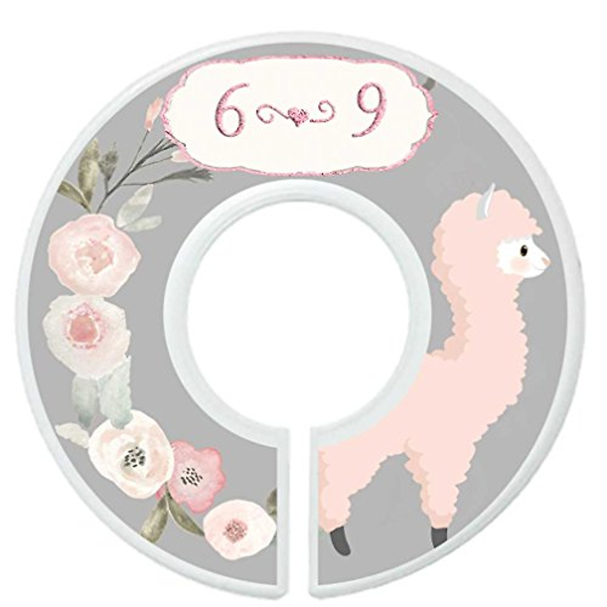 Mumsy Goose Nursery Closet Dividers Closet Organizers Baby Girl Clothes Dividers Llamas