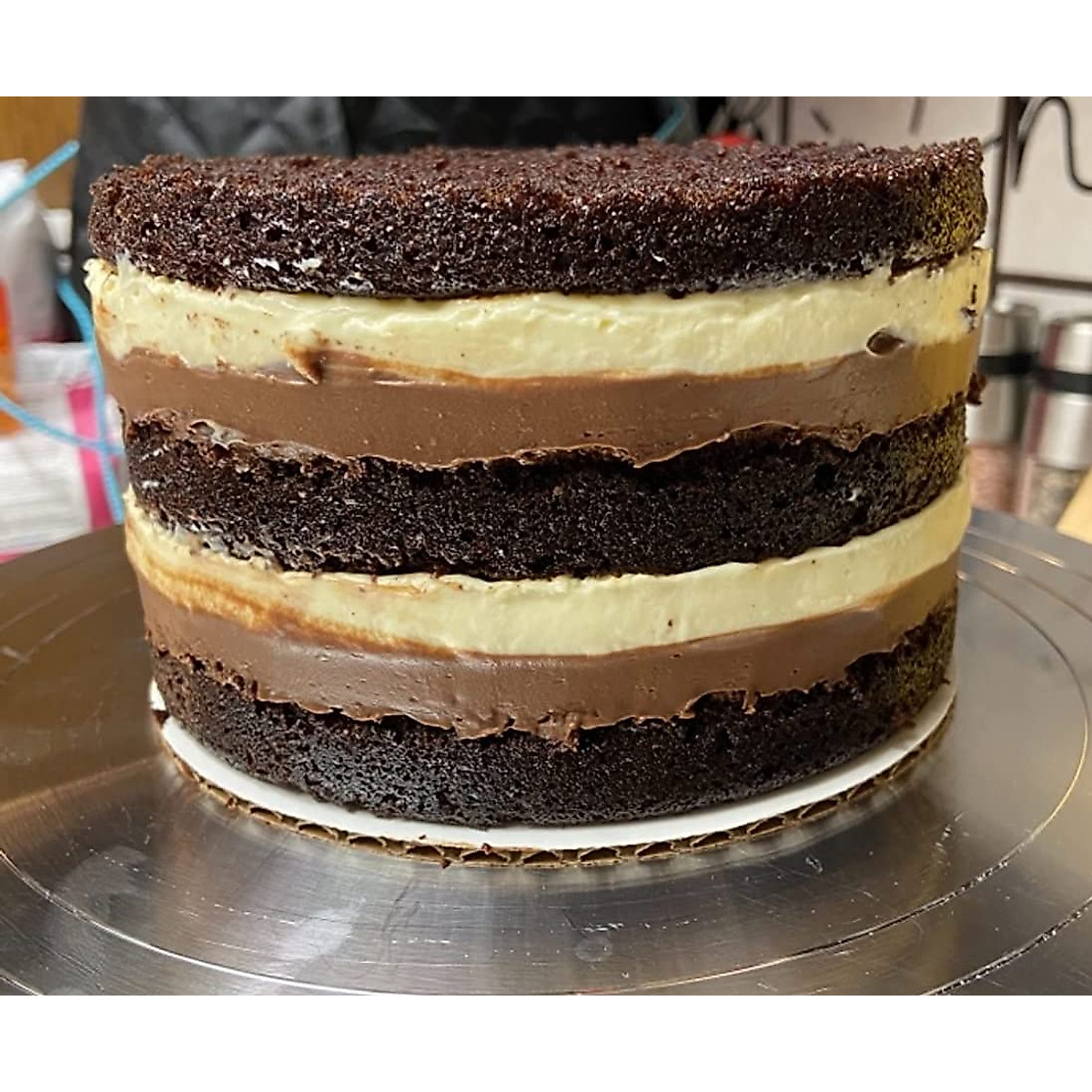 Siking Stainless Steel 4 / 6 / 8 Inch Round Cake Ring Mold Round Cutter Pancake Mold For Mousse Cheese Cookie Salads Onigiri (Round), H 11- 3