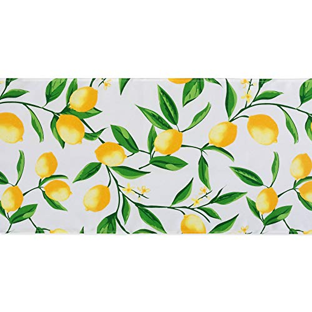 DII Lemon Bliss Outdoor Tabletop, Collection Stain Resistant & Waterproof, Table Runner, Table Runner, 14x72