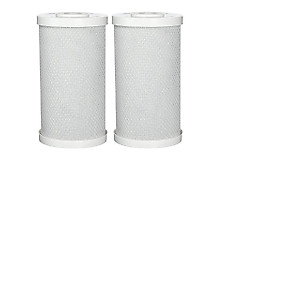 Compatible with CB-45-1010 Whole House or Commercial NSF Coconut Activated Carbon Block Water Filter, 4.5" x 10" 2 Pack