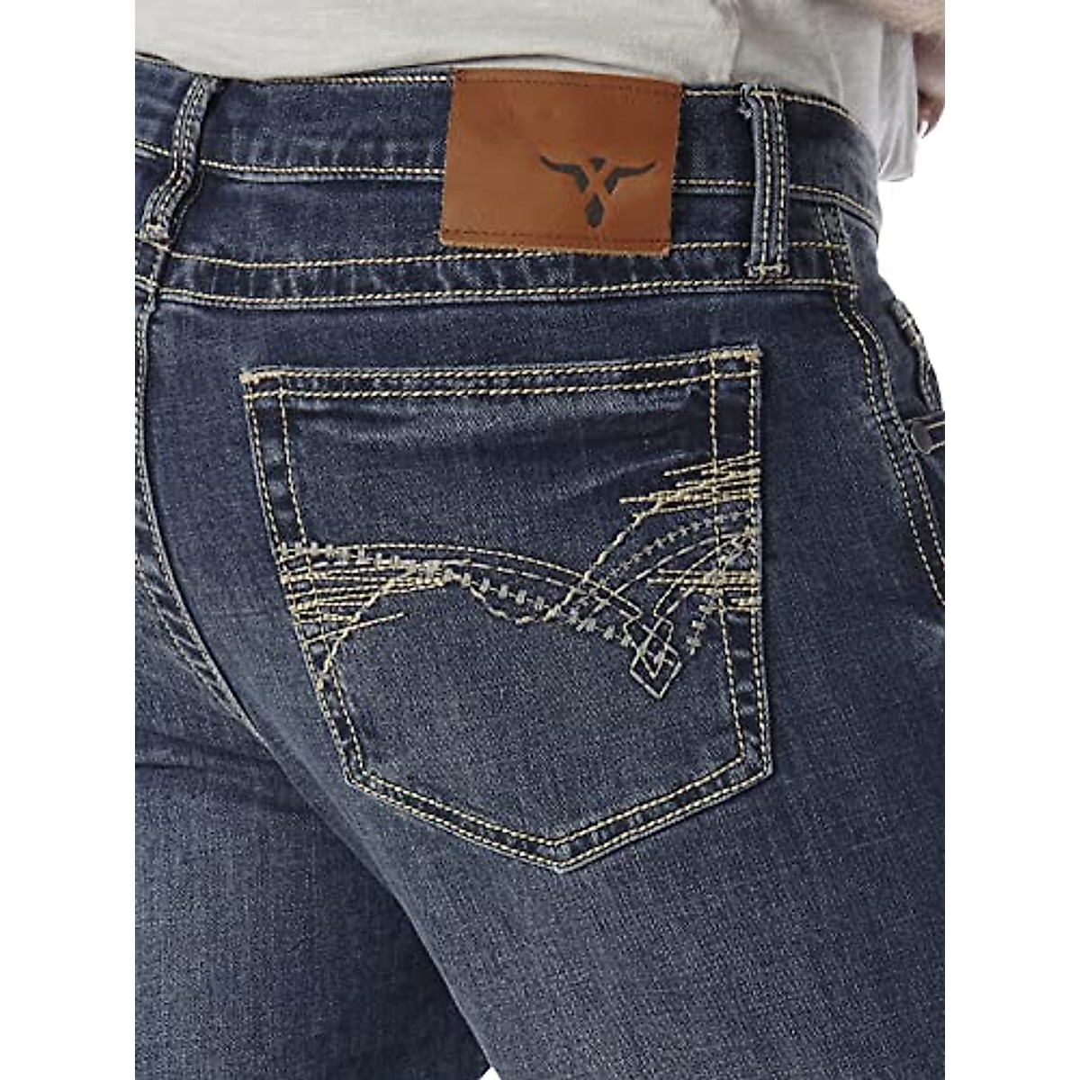 Wrangler mens 20x No. 42 Vintage Boot Cut Jeans, Midland, 34W x 30L US