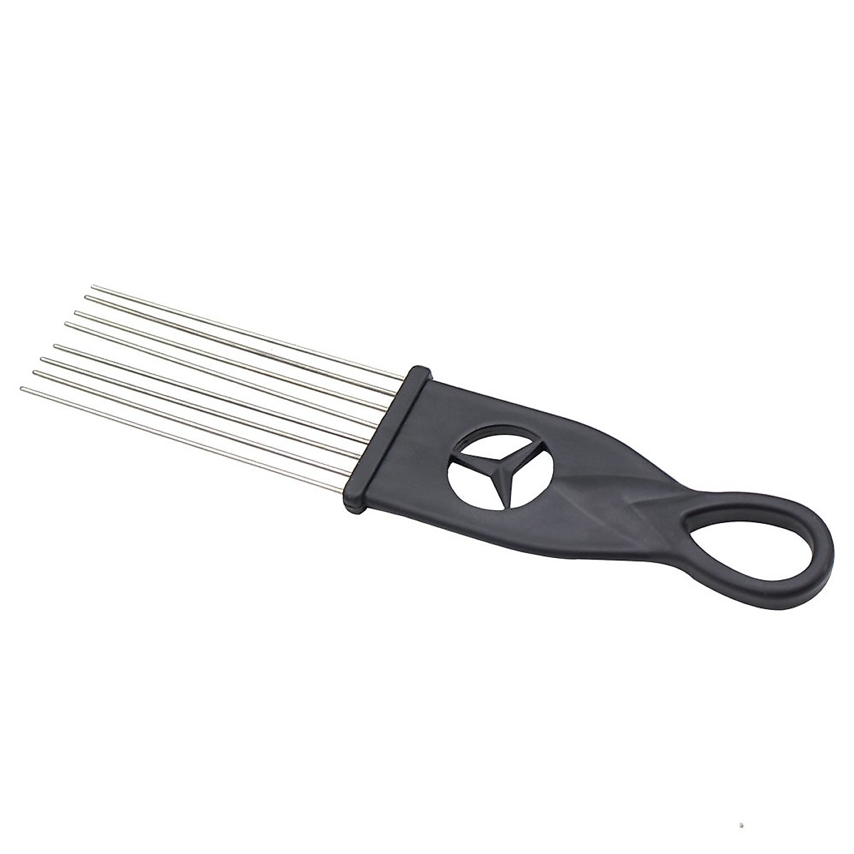 Mowind Stainless Steel Metal Guiro Percussion Instrument Musical Training Tool with Scraper