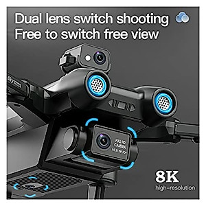 OZLIKA AE6 Drone 4K 8K HD Camera GPS 5G FPV Visual Obstacle Avoidance Professional Brushless Motor Quadcopter RC Dron Toys (Color : 8k 1b Avoidance B)