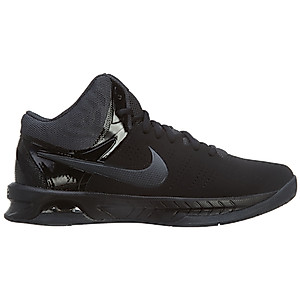 Nike Mens Air Visi Pro Vi NBK Black/Anthracite Ankle-High Nubuck Basketball Shoe - 11M