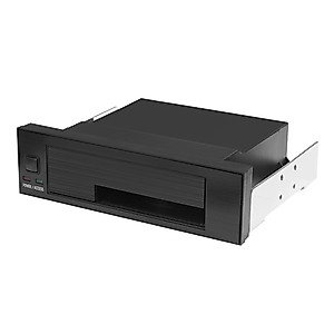 Kingwin Universal Hot Swap Mobile Rack For 2.5” or 3.5” SSD/HDD, Internal Tray-Less SATA Hard Drive Backplane Enclosure, Support SATA I/II/III & SAS I/II 6Gbps and [Optimized for 2.5” or 3.5” SSD/HDD]