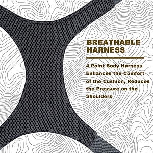 Bino Harness with Rangefinder Pouch & Rain Cover, Lightweight Binocular Harness Chest Pack, Adjustable Harness Binocular Chest Packs Vest Bags