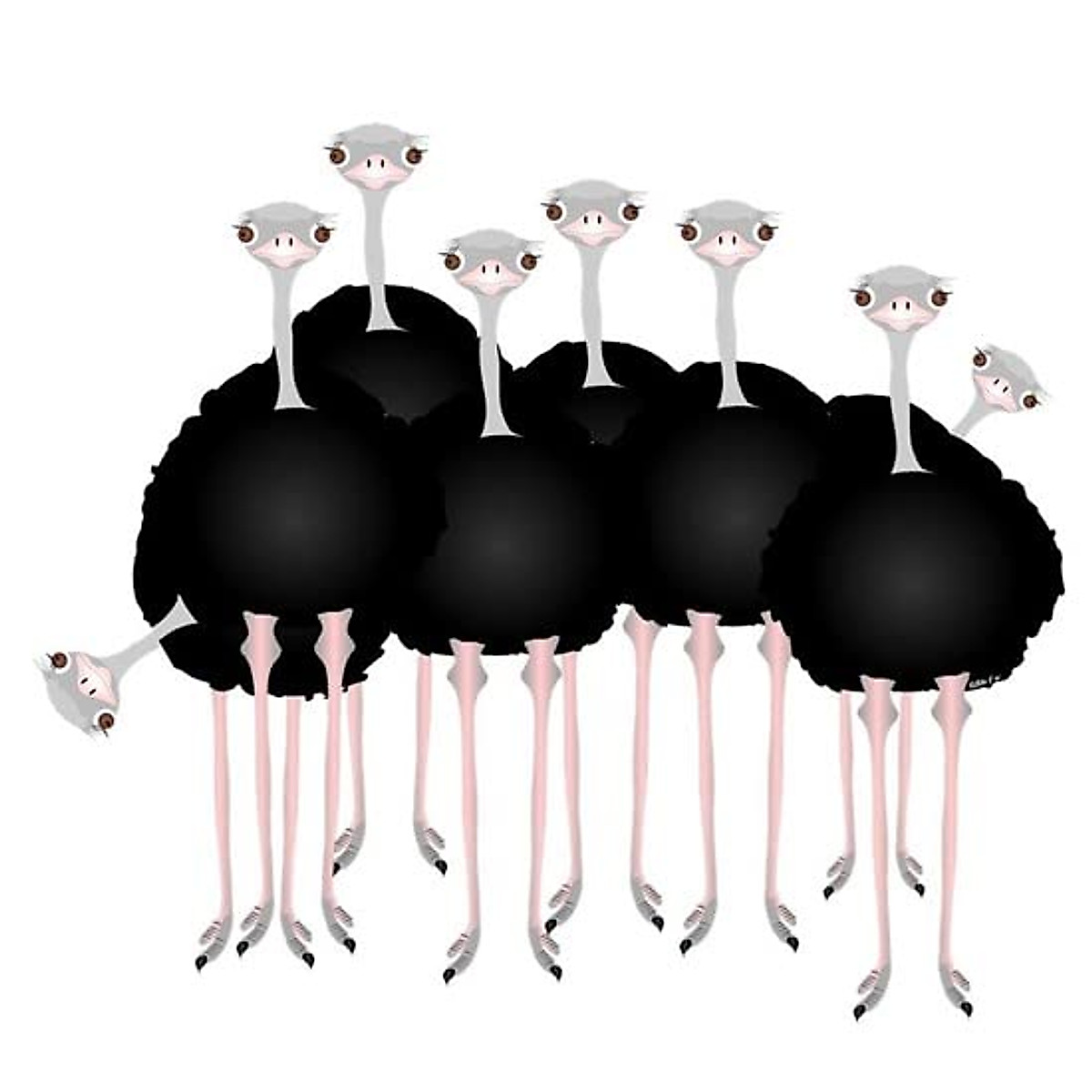 CafePress Ostrich 11 Oz Ceramic Mug Mugs Ceramic Coffee Mug, Tea Cup 11 oz