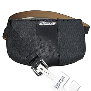 Michael Kors Women's Belt Bag, Waist Fanny Pack, Black, Large/Extra Large