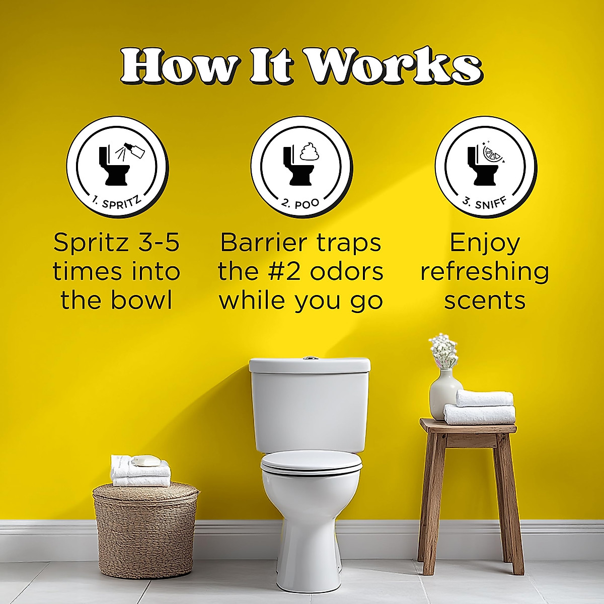 Poo-Pourri Before-You- go Toilet Spray, 4 Fl Oz (Pack of 1), Original Citrus