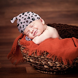 Sublimation White Blank Baby Knotted Beanie Hat and Gloves for Newborn (2)