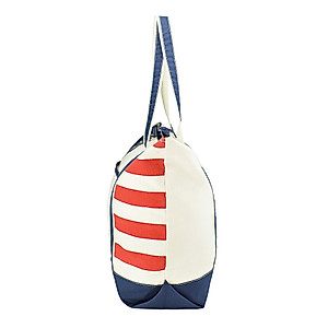 DALIX Flag Tote Bag USA American Pride Star Spangled Stars Stripes Shopping Grocery Bag