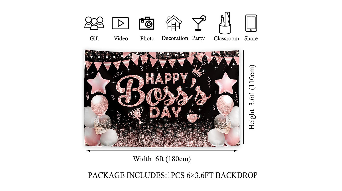 Boss Day Decorations Banner for Office & Celebrations
