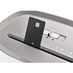 Dahle PaperSAFE PS 100 Paper Shredder, Oil Free, Jam Protection, Security Level P-4, 5 Sheet Max, Shreds Staples, Paper Clips & Credit Cards